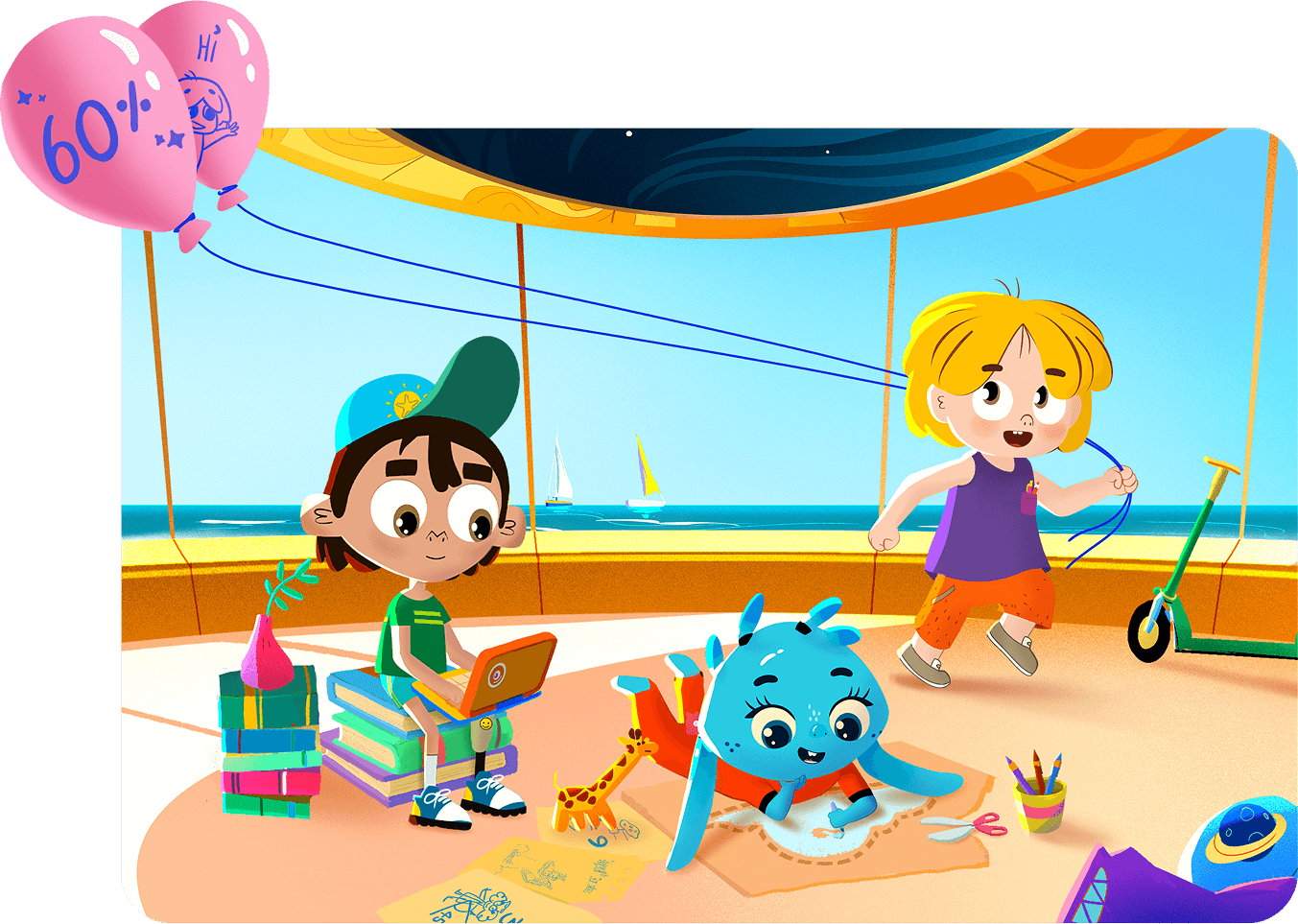 WonJo Kids: Educational Learning App for Ages 2-6 | Math, Reading & Games