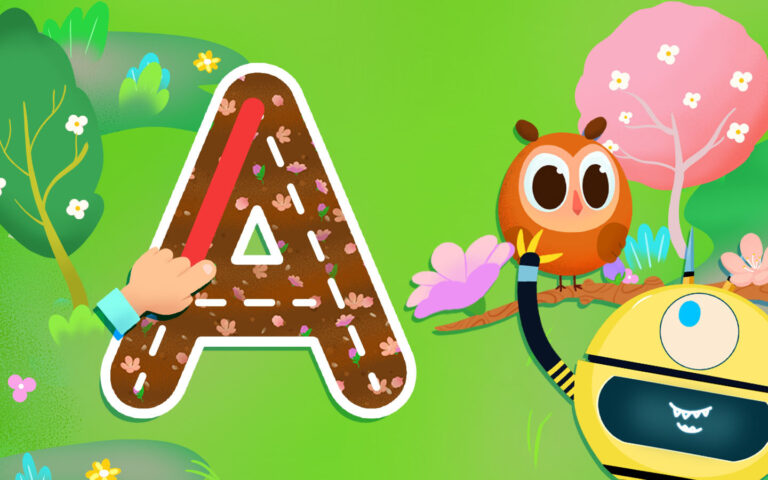 Alphabet Tracing & Phonics Game | Letters A–D for Toddlers