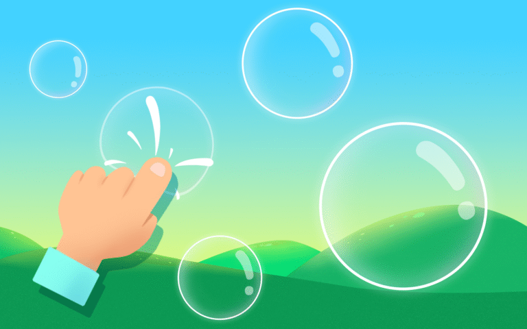Calming Bubble Pop Game for Kids - Mindfulness Activity