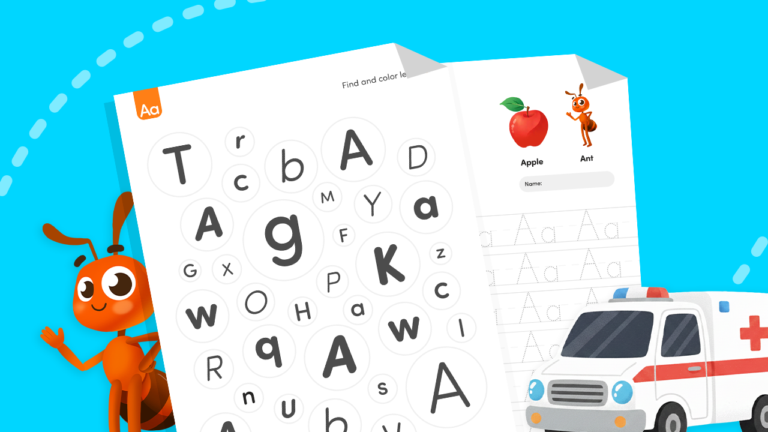Find the Letter A Worksheet | Preschool Practice