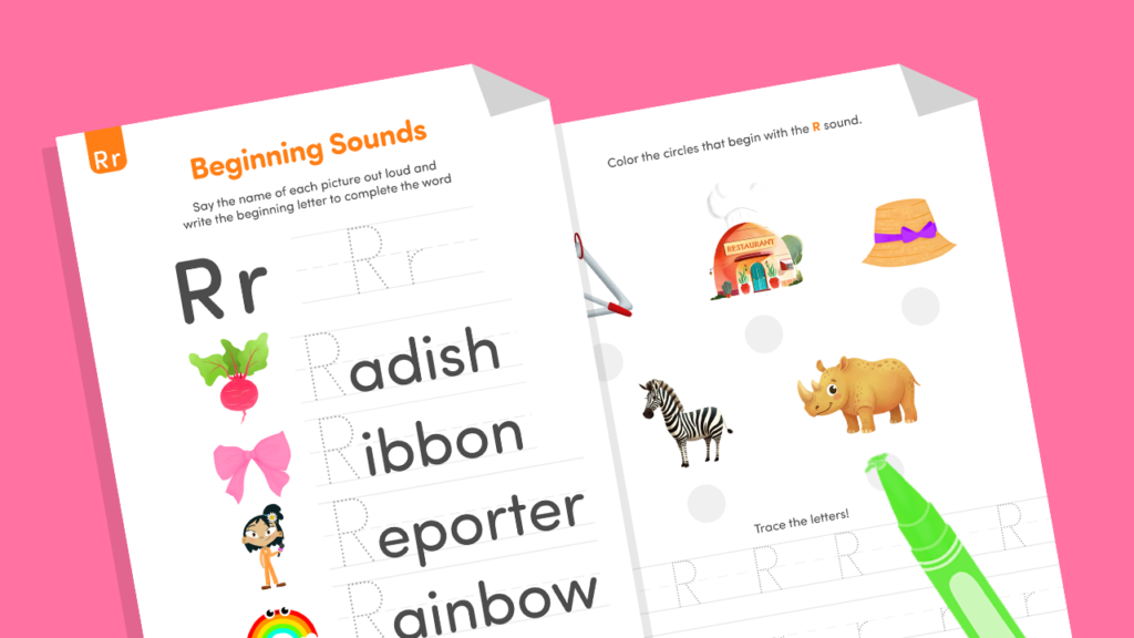 Beginning Sounds Letter R Worksheet | Early Phonics