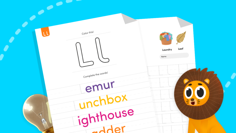 Find the Letter L Worksheet | Kindergarten Alphabet Skills
