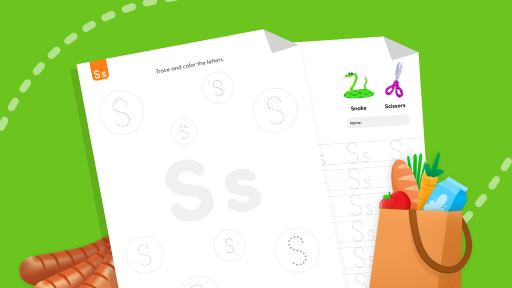 Find the Letter S Worksheet | Preschool Phonics