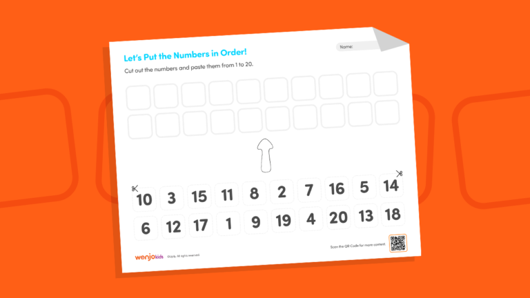 Trace the Numbers 1–10 | Free Printable Worksheet for Kids