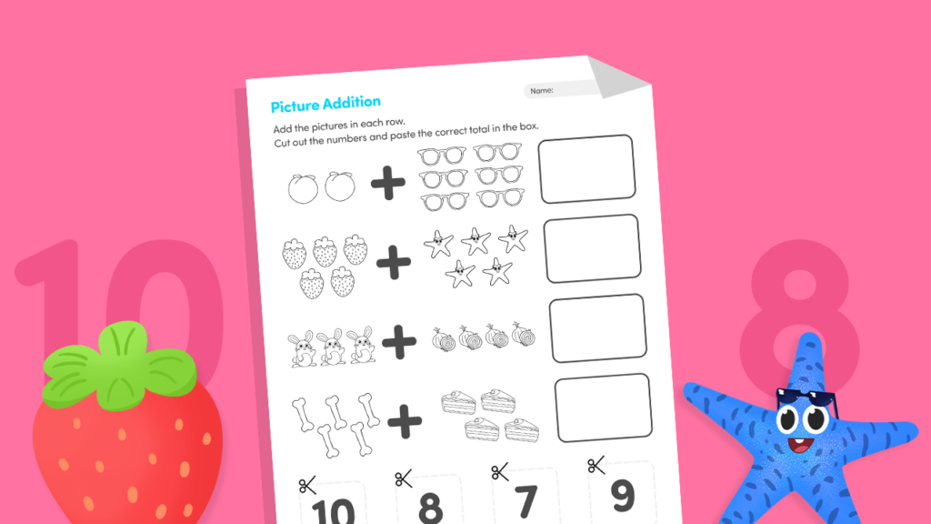 Trace the Numbers 1–10 | Free Printable Worksheet for Kids